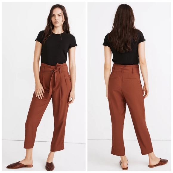 Madewell | Pants & Jumpsuits | Madewell Drapery Paperbag High Rise ...
